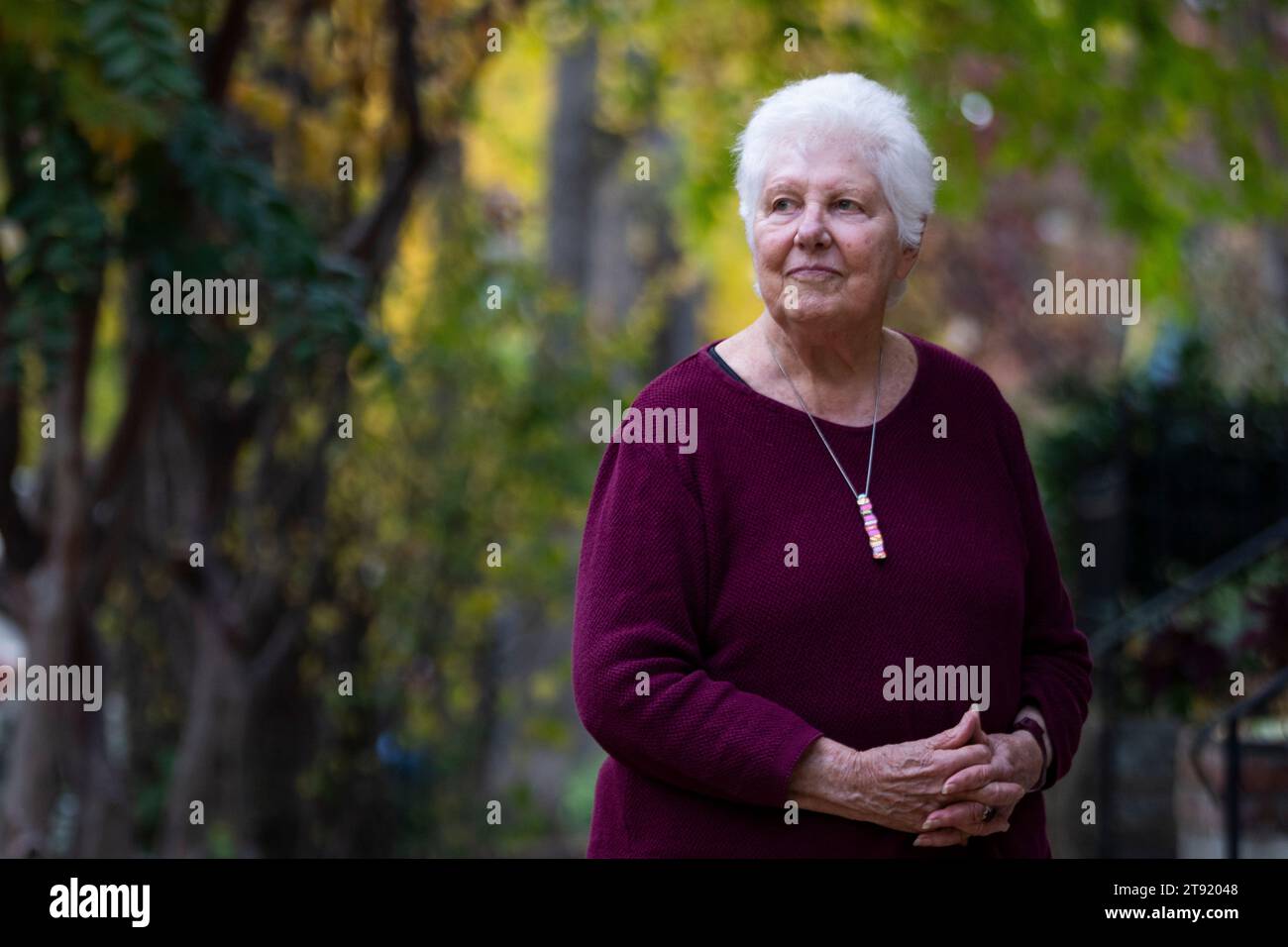 Peggy Simpson poses for a portrait, Friday, Nov. 17, 2023, in ...