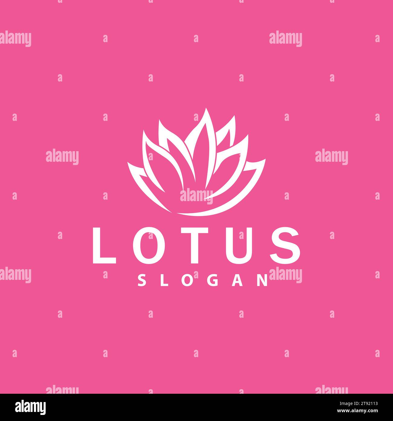Lotus logo hi-res stock photography and images - Alamy