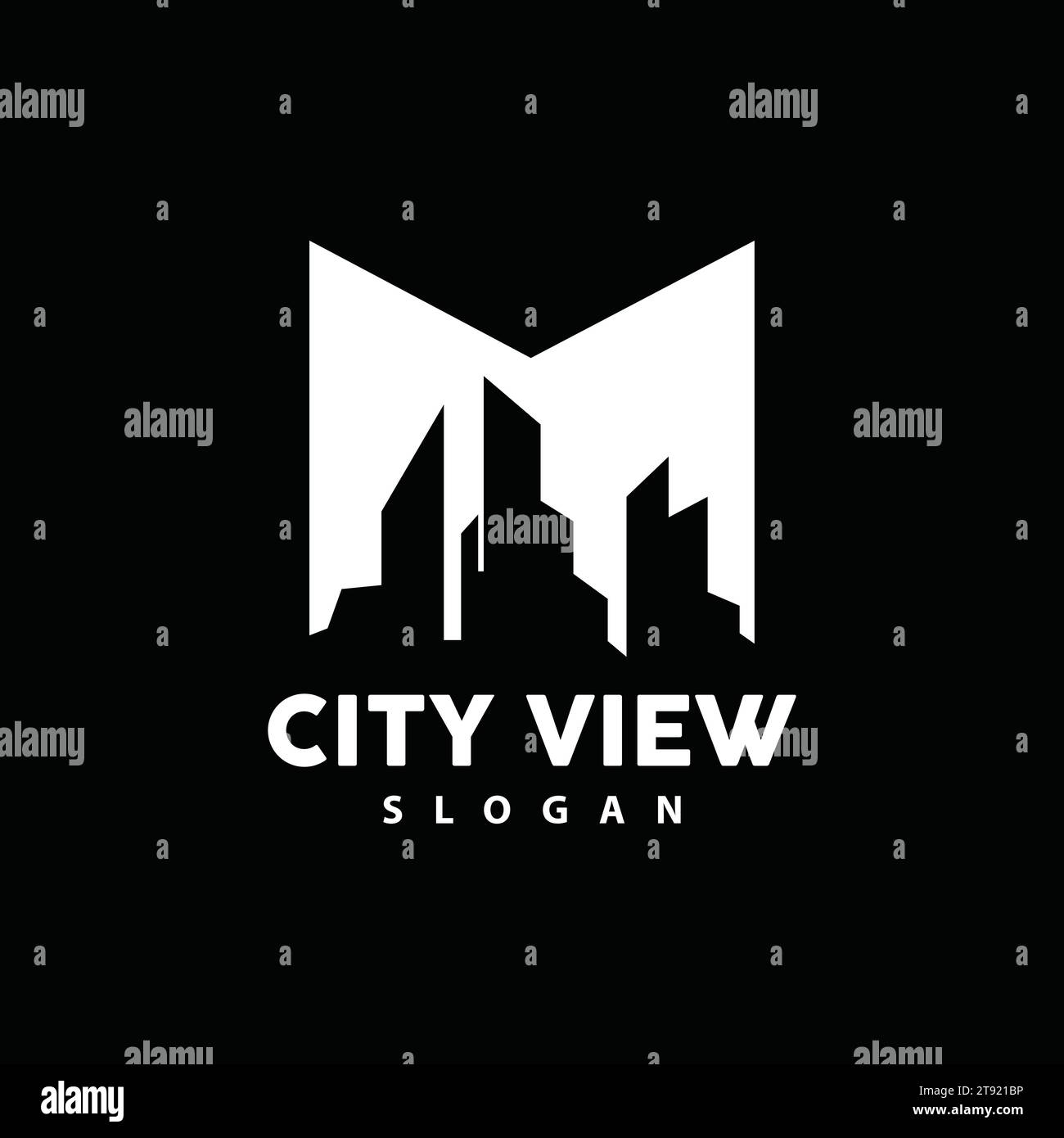 Cityscape Logo, Metropolis Skyline Design, City Building Vector, Icon Symbol Illustration Stock ...