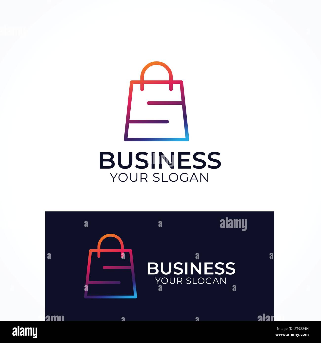 colorful letter s Shopping bag logo design Stock Vector Image & Art - Alamy