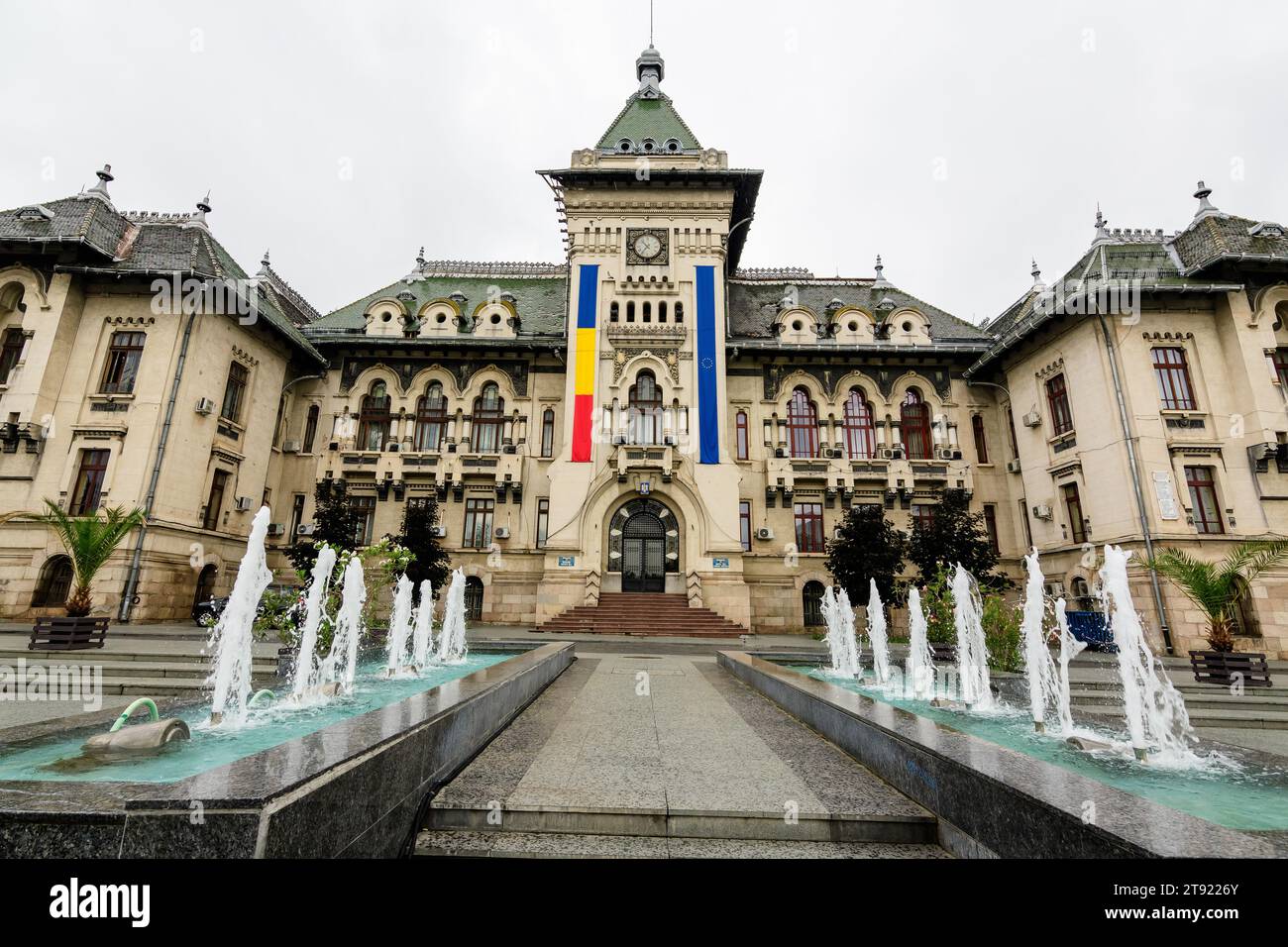 Craiova, Romania, 29 May 2022: Historical building o the Administrative ...