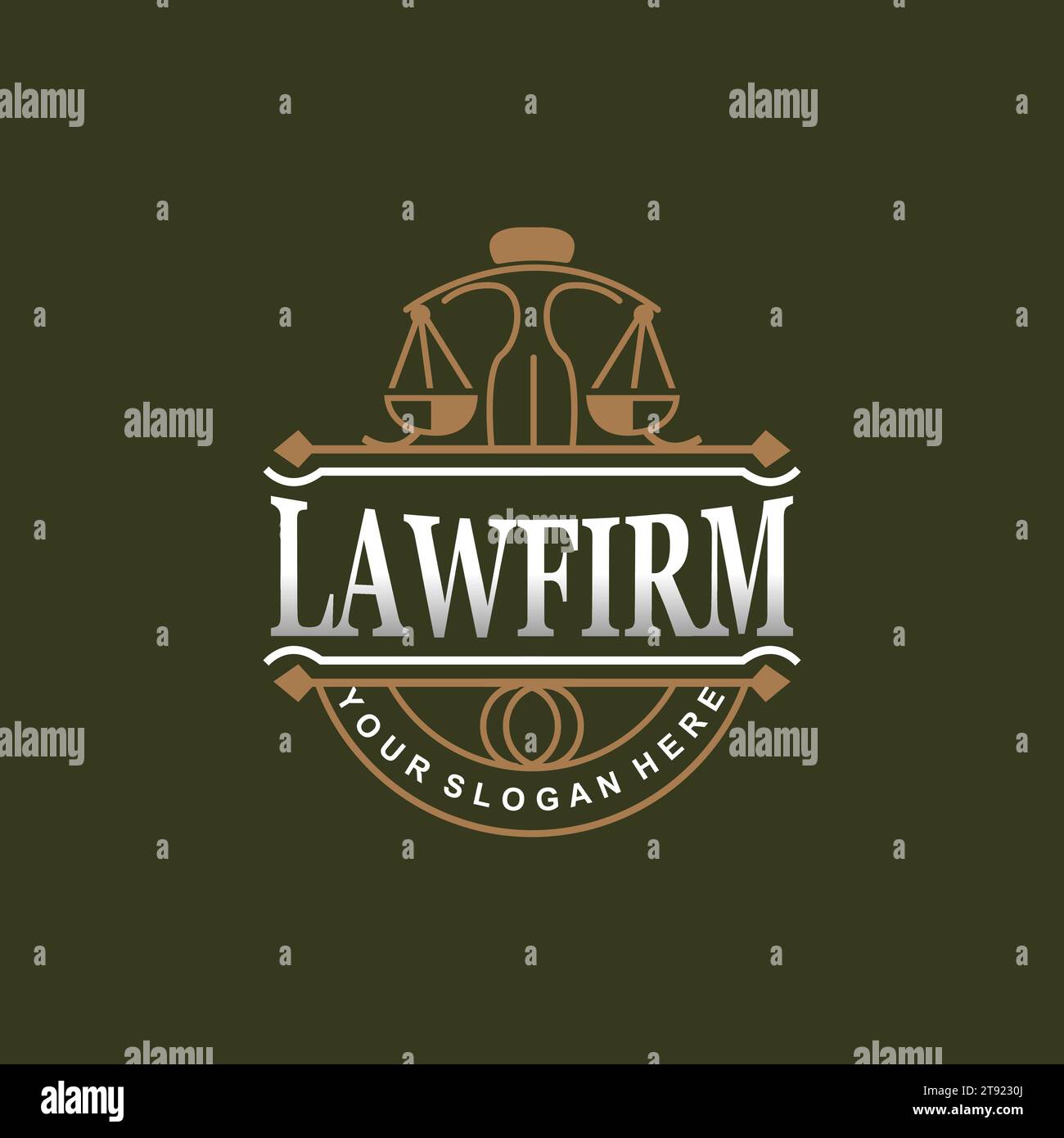 Justice Logo, Retro Vintage Theme Design, Law Vector, Law Firm, Scales ...