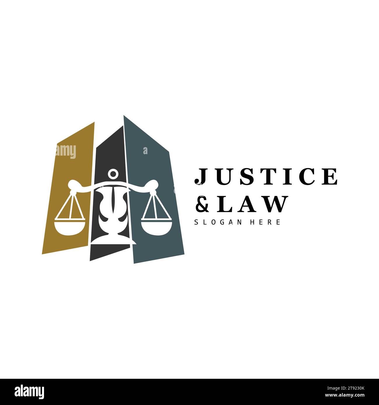 Justice Logo, Retro Vintage Theme Design, Law Vector, Law Firm, Scales ...