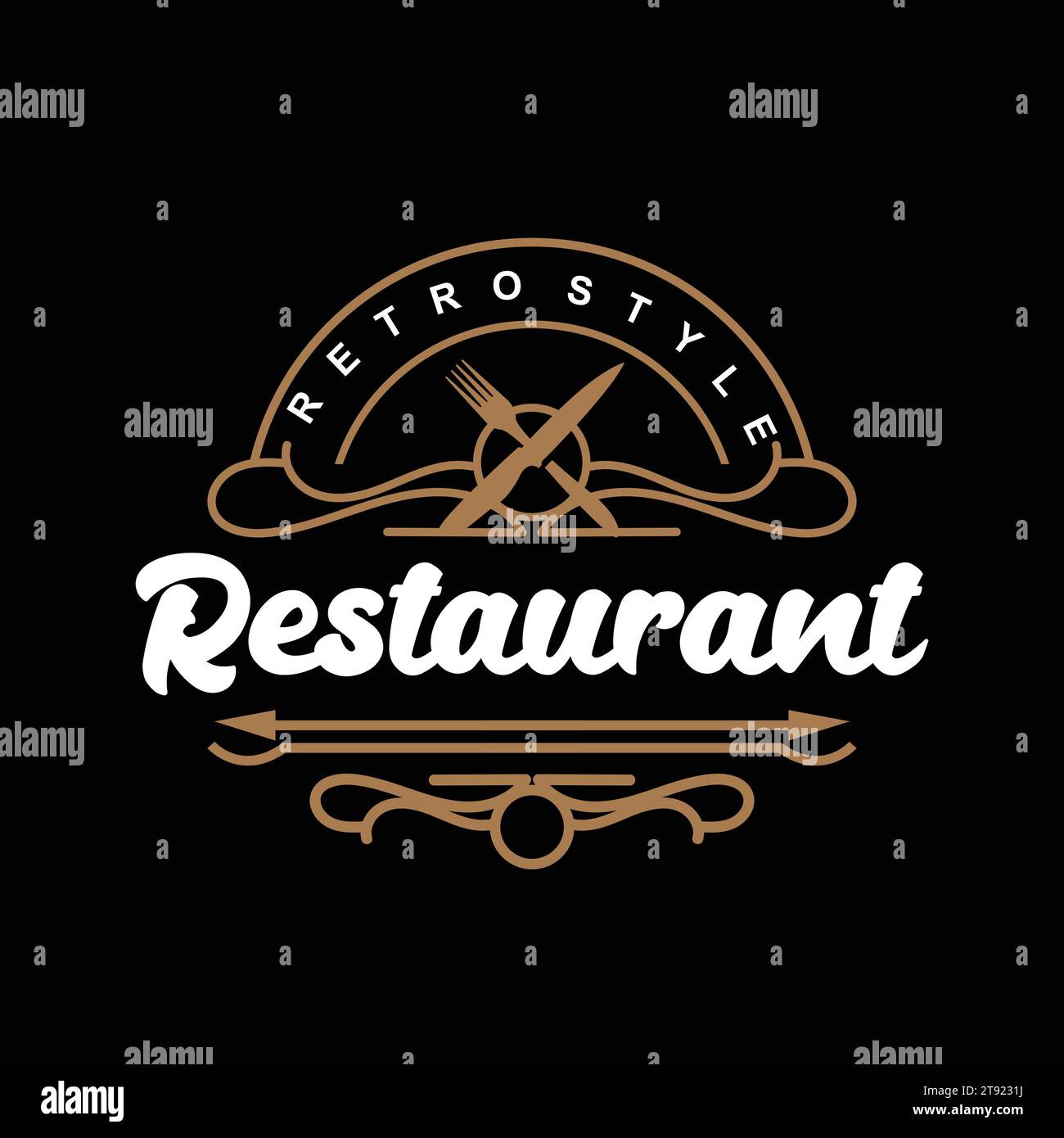 Fine dining emblem hi-res stock photography and images - Alamy