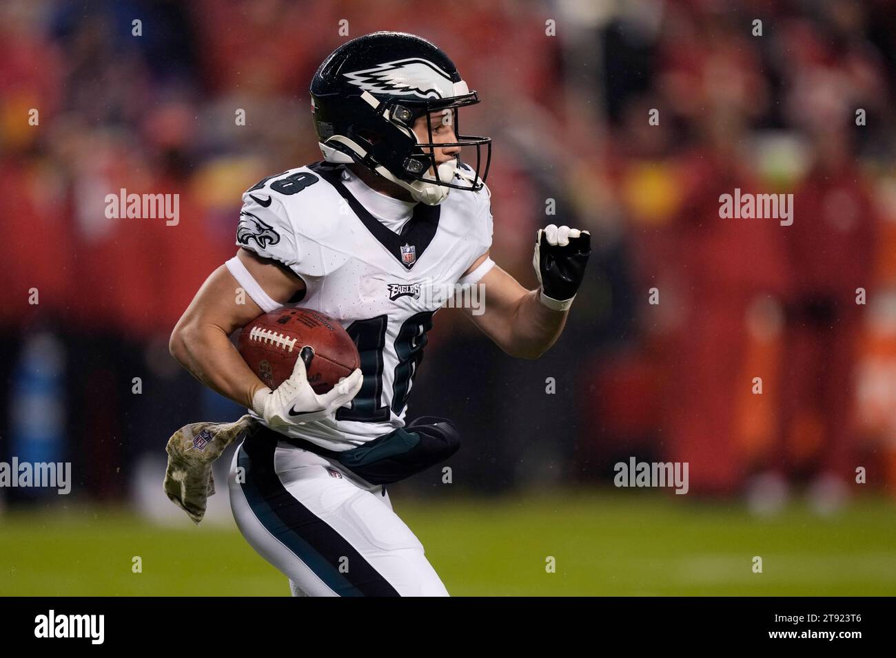 Philadelphia Eagles wide receiver Britain Covey runs the ball during ...