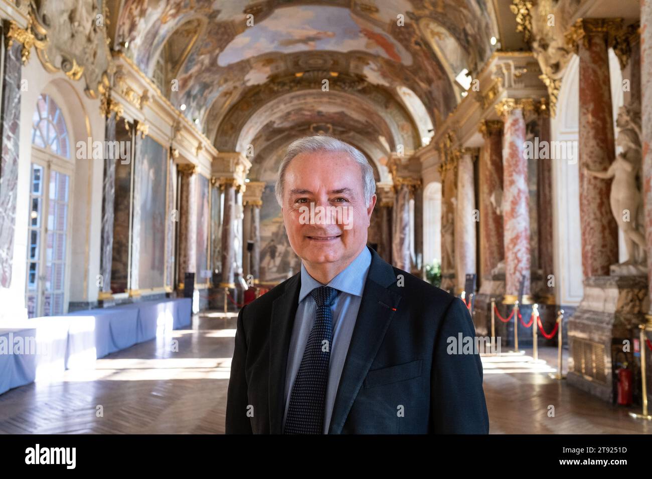 France, Occitanie, Toulouse on 2023-09-18. Portrait of the Mayor of ...