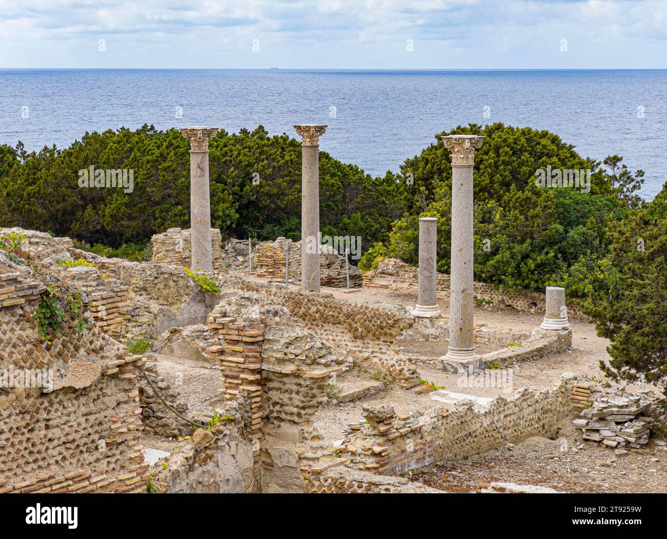 Ancient Villa Romana, Giannutri Island, Tuscany Stock Photo - Alamy