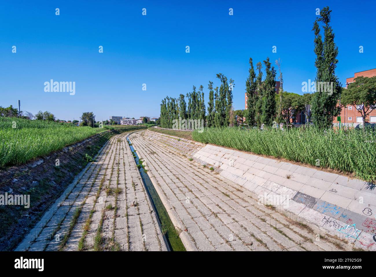 River Ausa as a canal, Rimini, Emilia-Romagna, Italy Stock Photo - Alamy