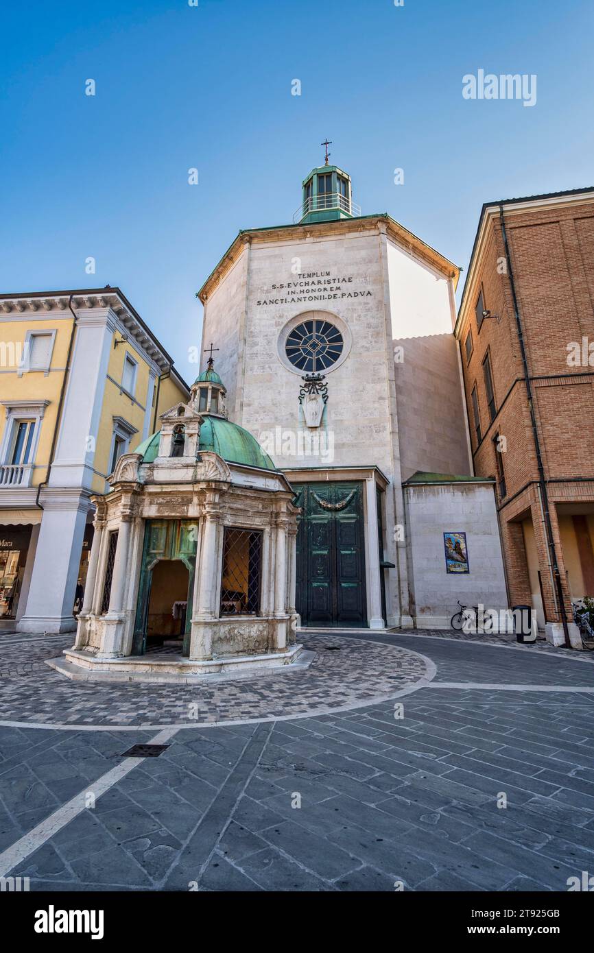 Church of San Francesco di Paola, Piazza Tre Martiri, Rimini, Emilia ...