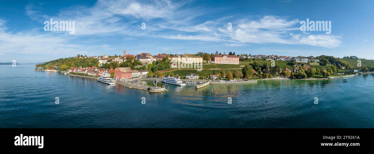 Aerial view of lake constance and old town hi-res stock photography and ...
