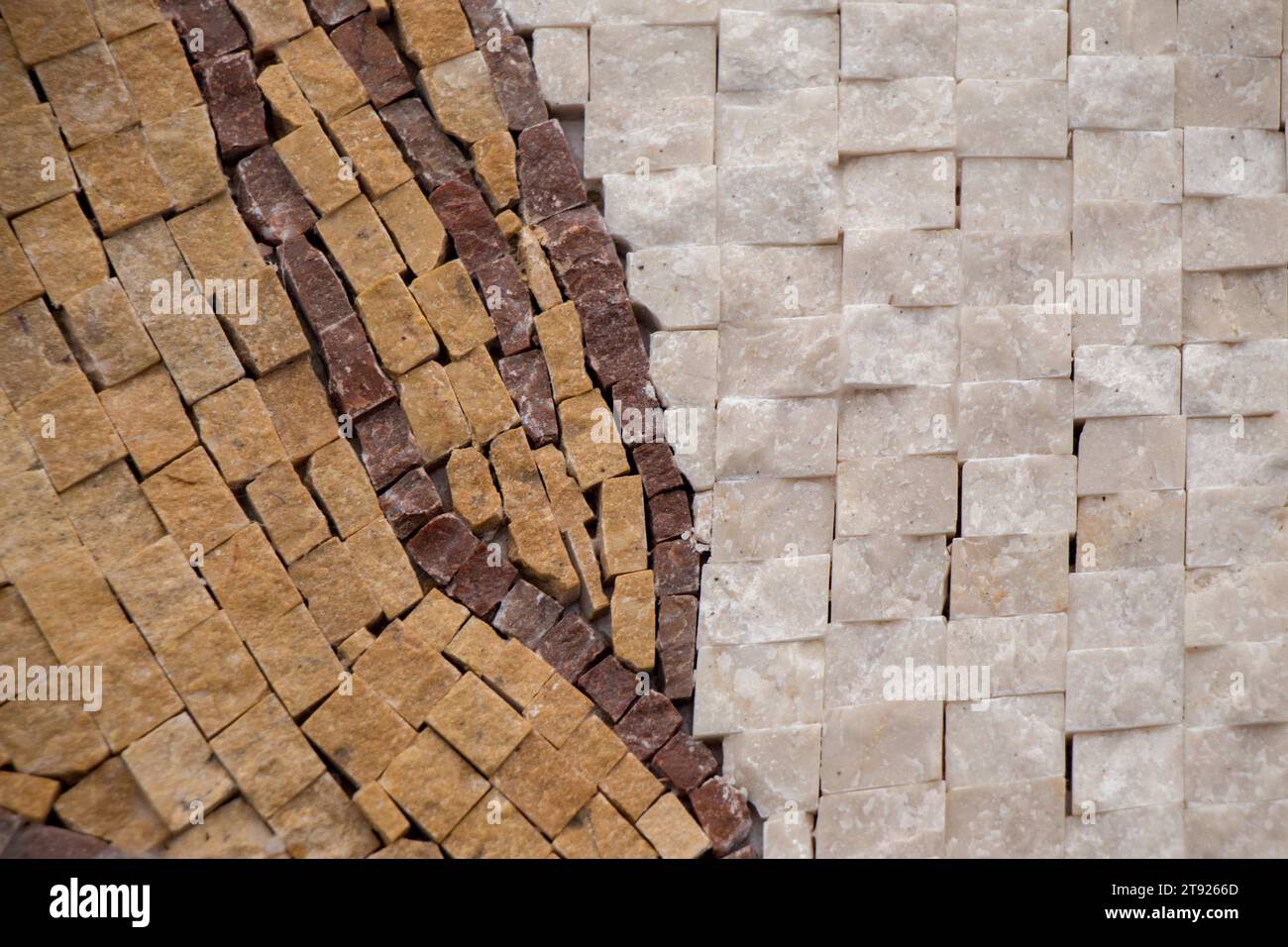 Different mosaic textures made with colorful mosaic Stock Photo - Alamy