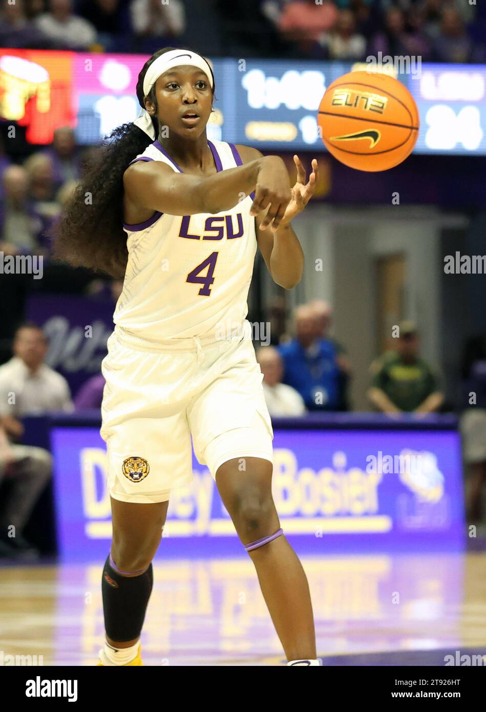 Baton Rouge, USA. 21st Nov, 2023. LSU Lady Tigers guard Flau'jae ...