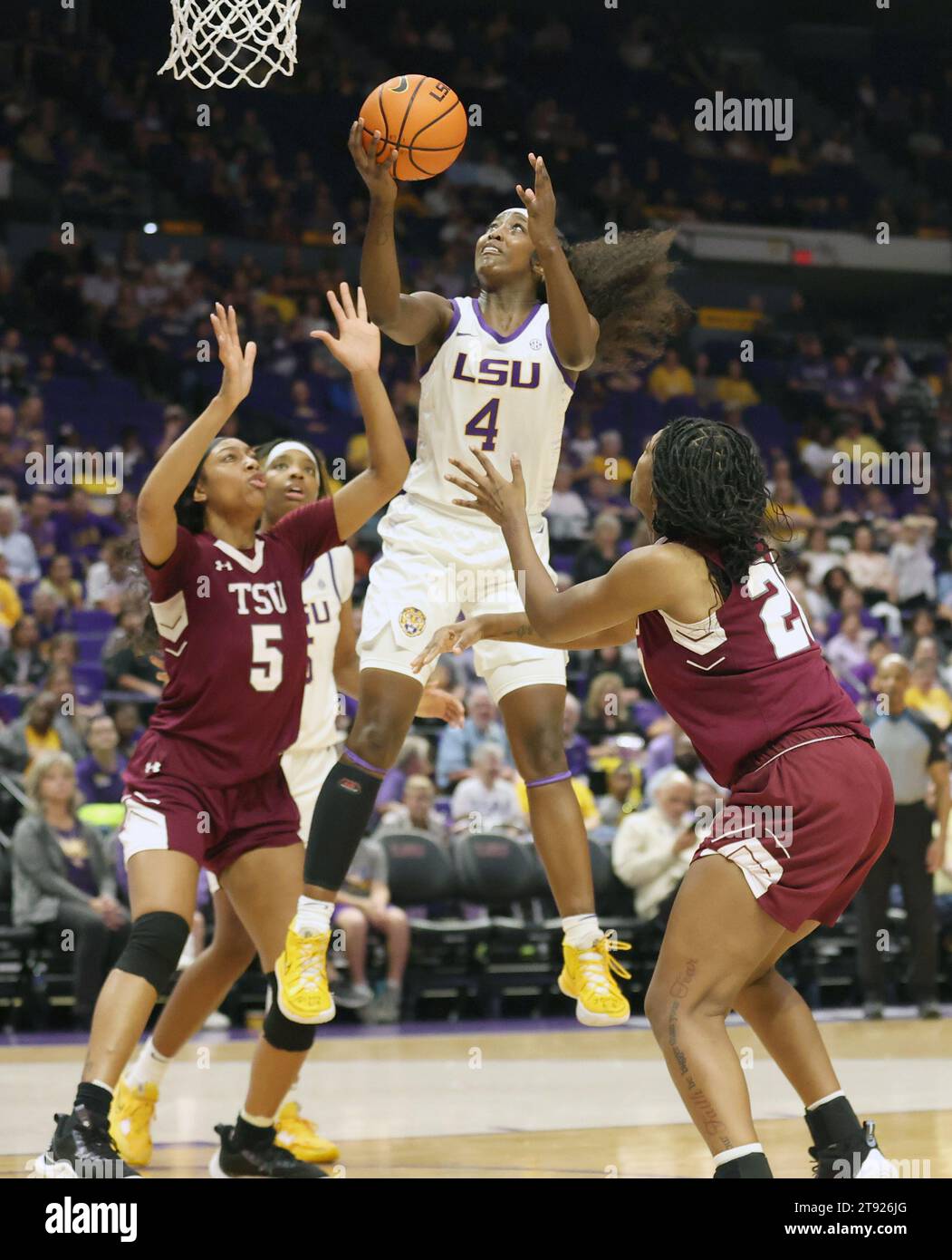 Baton Rouge, USA. 21st Nov, 2023. LSU Lady Tigers guard Flau'jae ...