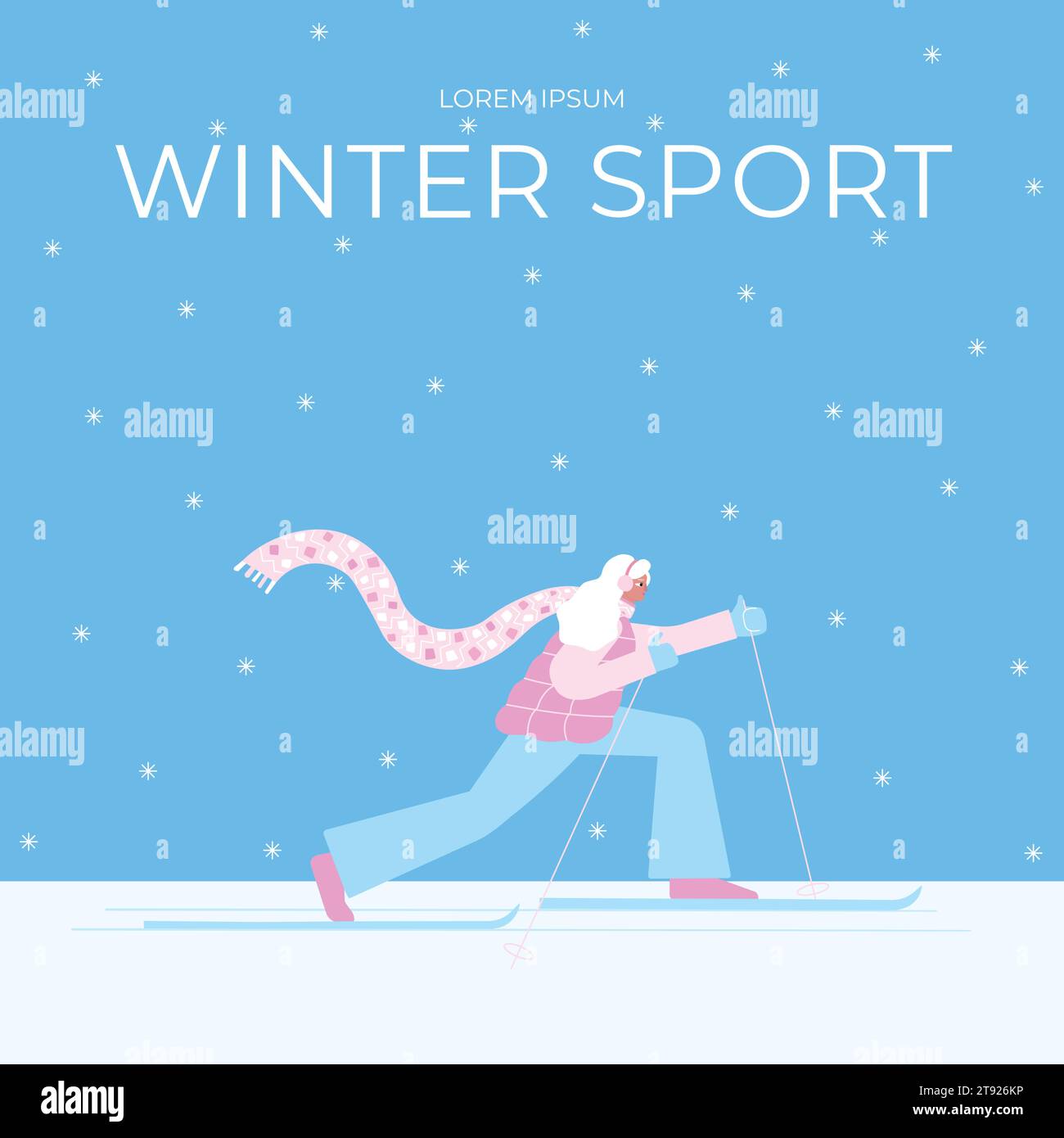 Woman in winter dress Stock Vector Images - Alamy