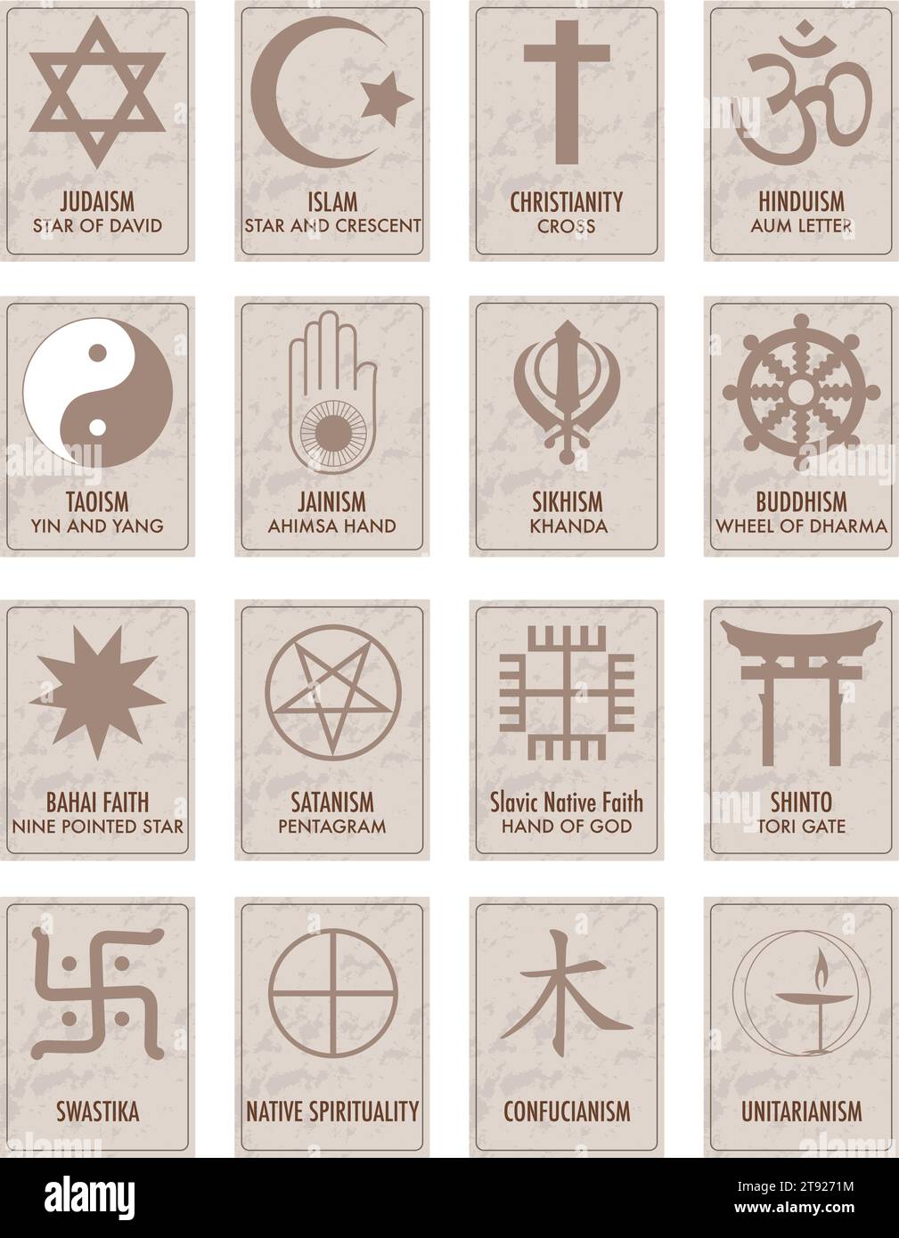 Colorful vector cartoon illustration featuring a collection of ...