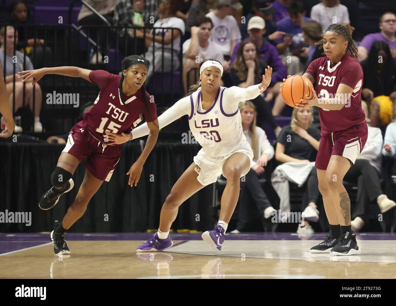 Baton Rouge, USA. 21st Nov, 2023. LSU Lady Tigers guard Janae Kent (20 ...
