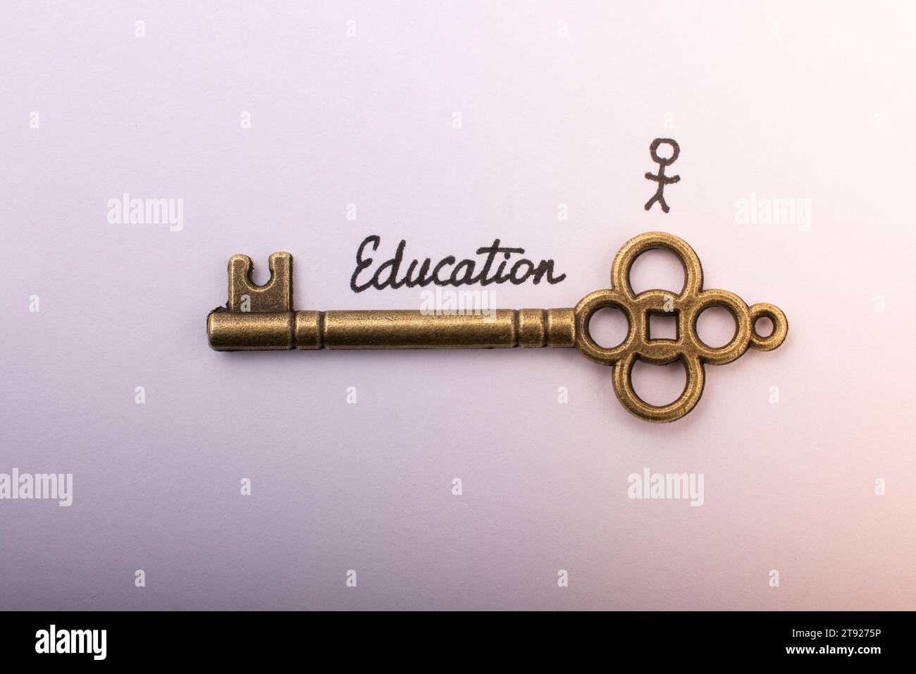 Tiny stick man and Education wording as education concpt Stock Photo ...
