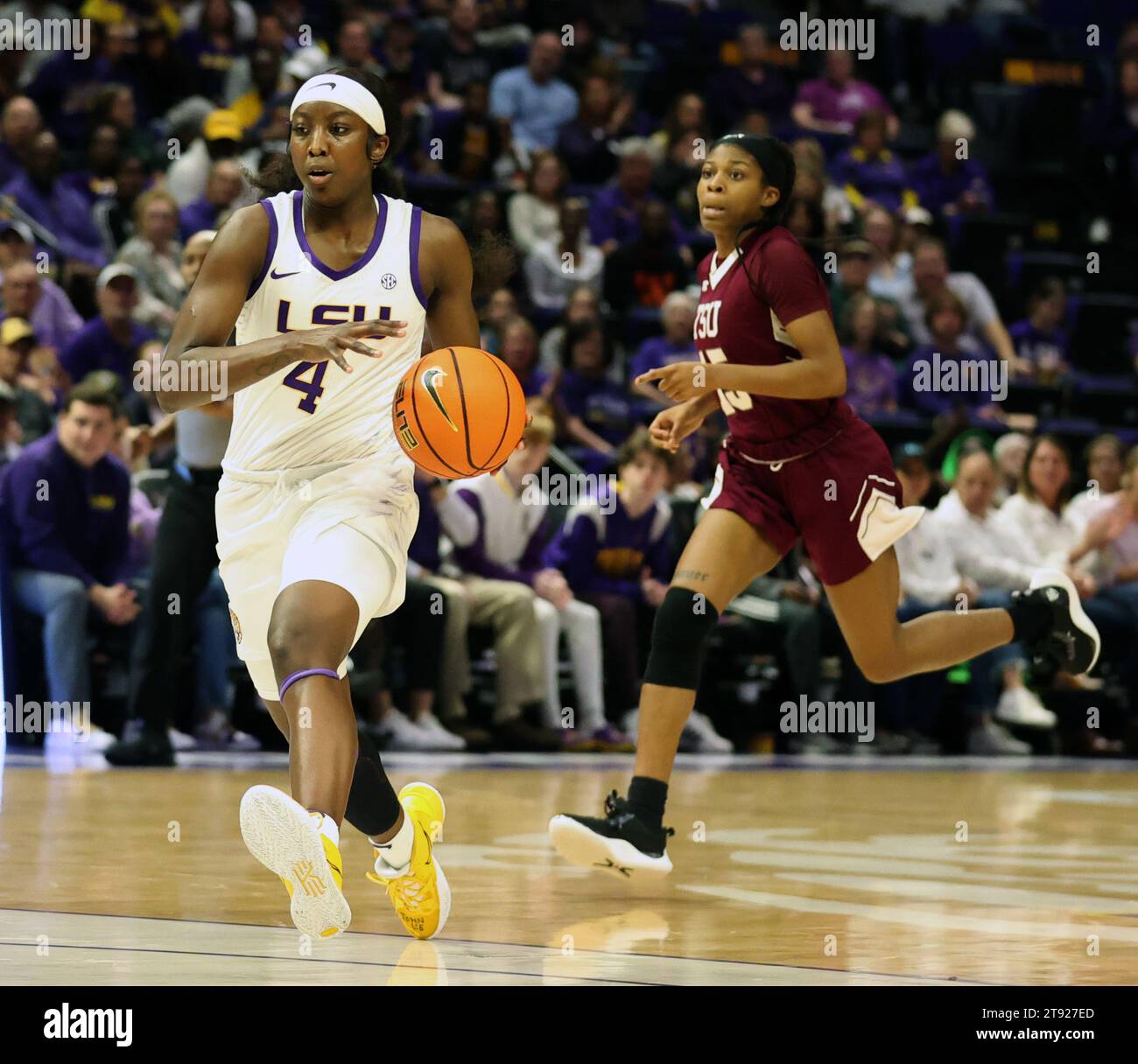 Baton Rouge, USA. 20th Nov, 2023. LSU Lady Tigers guard Flau'jae ...