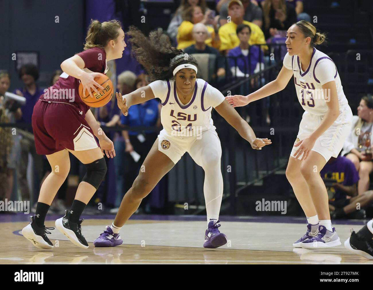 Baton Rouge, USA. 21st Nov, 2023. Texas Southern Lady Tigers guard ...