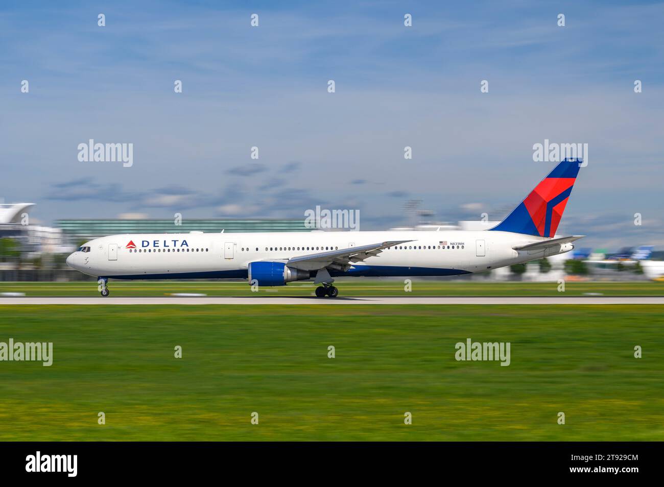 Munich, Germany - September 02. 2023 : Delta Air Lines Boeing 767-432ER ...