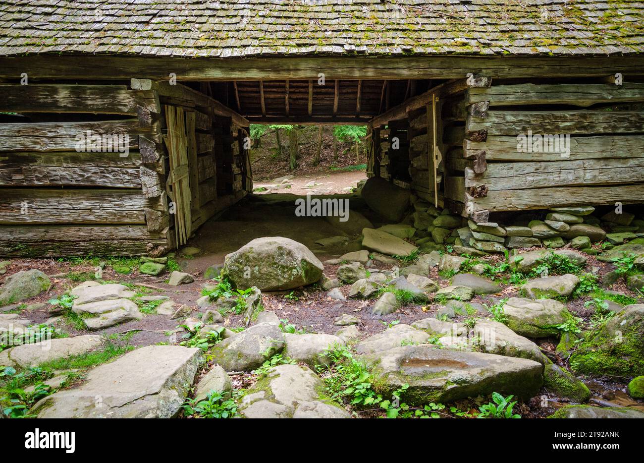 Walker Sisters Cabin at Great Smoky Mountains National Park in North ...