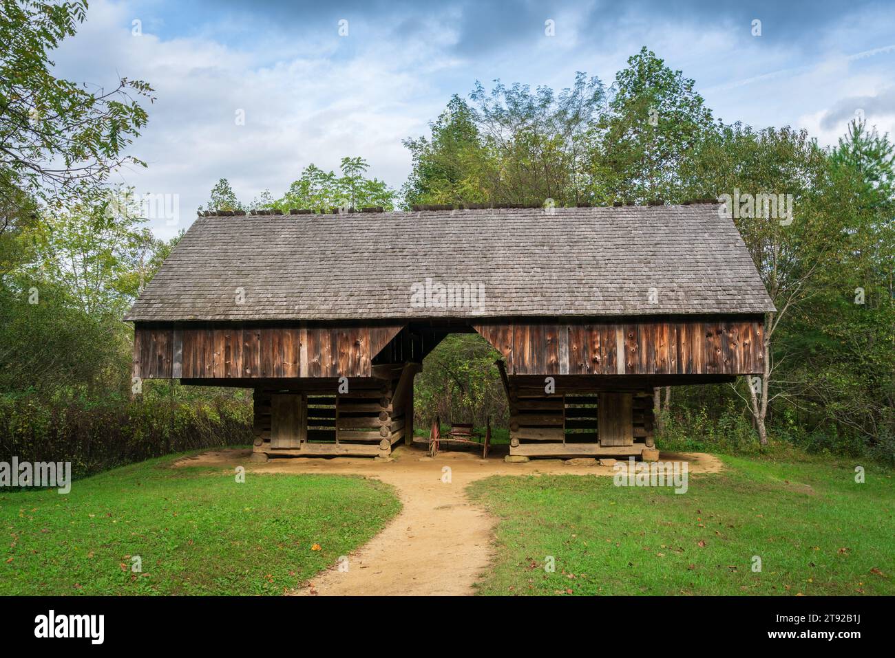 Gregg-Cable House in Cades Cove The Great Smoky Mountains National Park ...