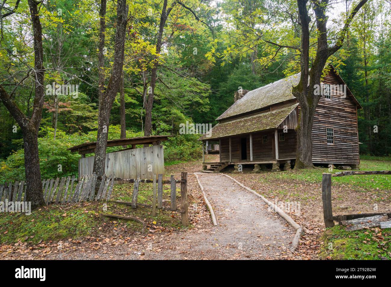 Gregg-Cable House in Cades Cove The Great Smoky Mountains National Park ...