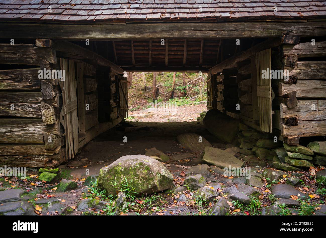 Walker Sisters Cabin at Great Smoky Mountains National Park in North ...