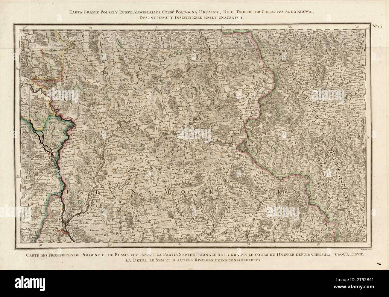 Map of Northern Poland, Ukraine, Dnipro, Chelmicz, and Kyiv, Map of ...