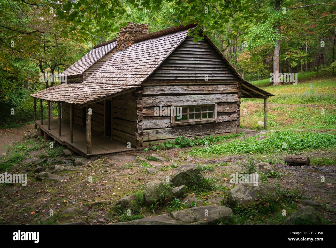 Walker Sisters Cabin at Great Smoky Mountains National Park in North ...
