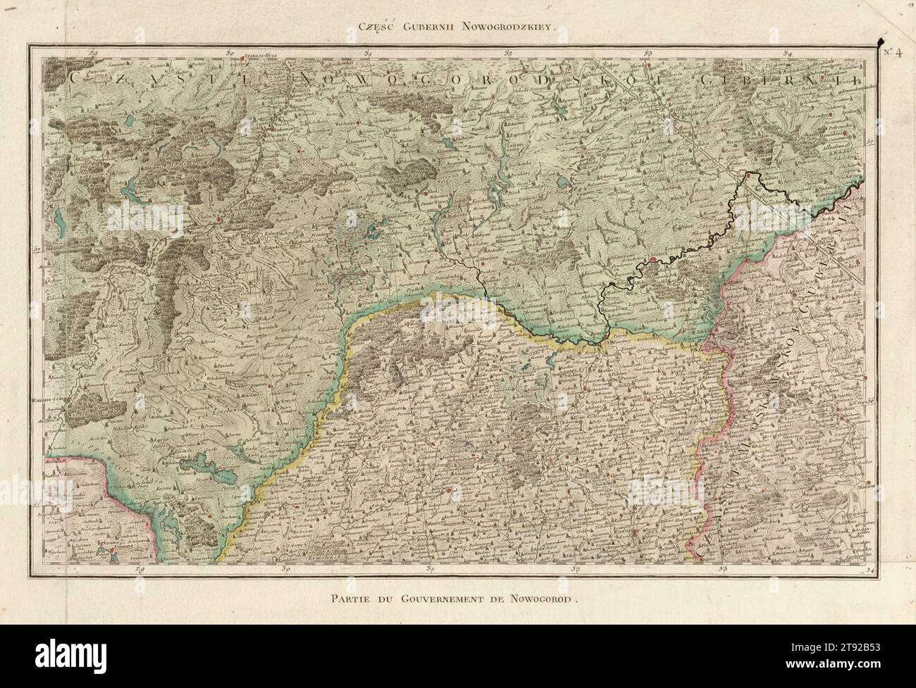 Old novgorod county map hi-res stock photography and images - Alamy