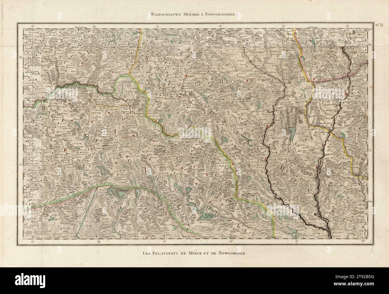 Nowogrodek region map hi-res stock photography and images - Alamy
