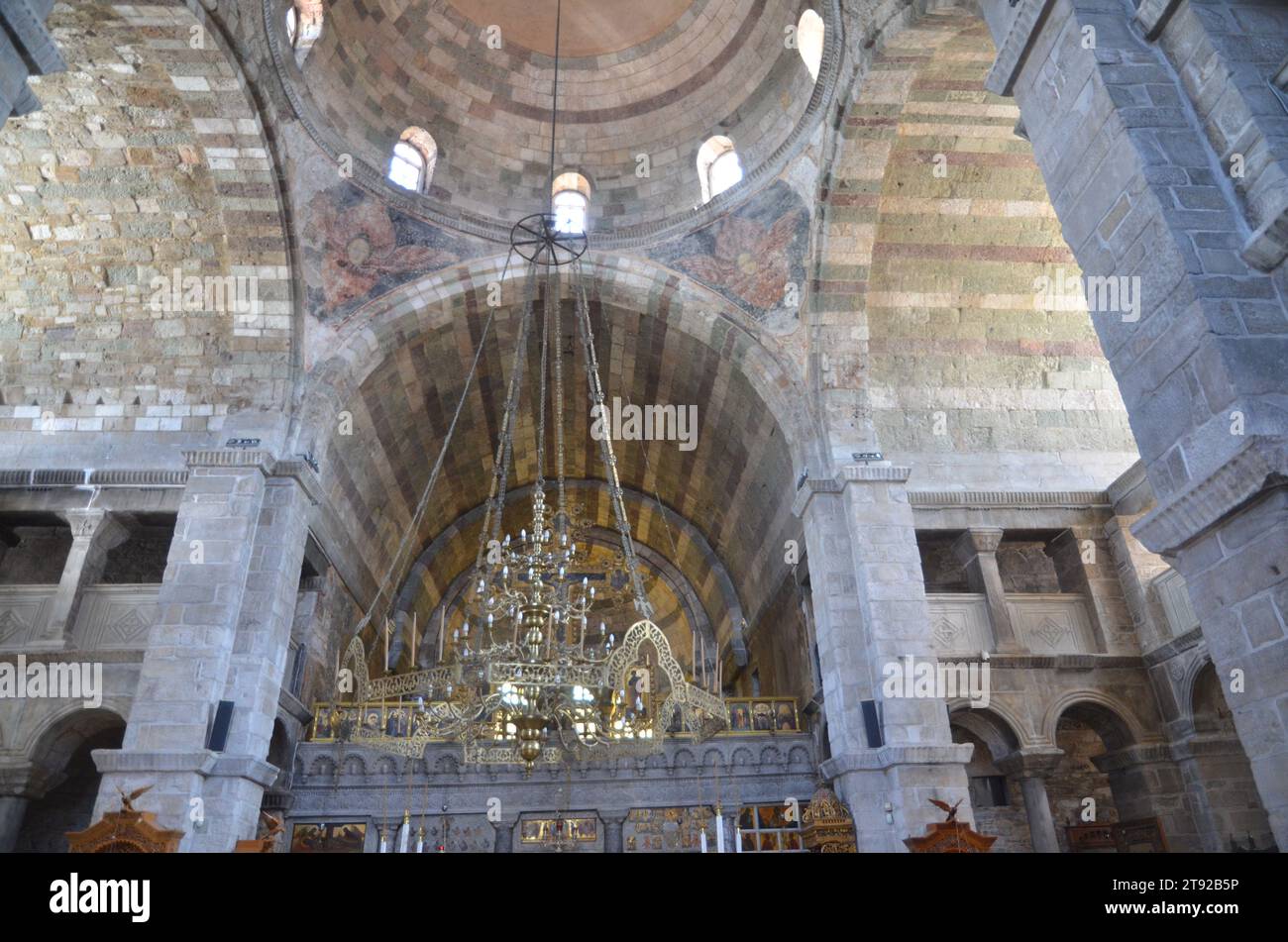 Greece, Aegean, Kyklades, Paros island the famous church of ...