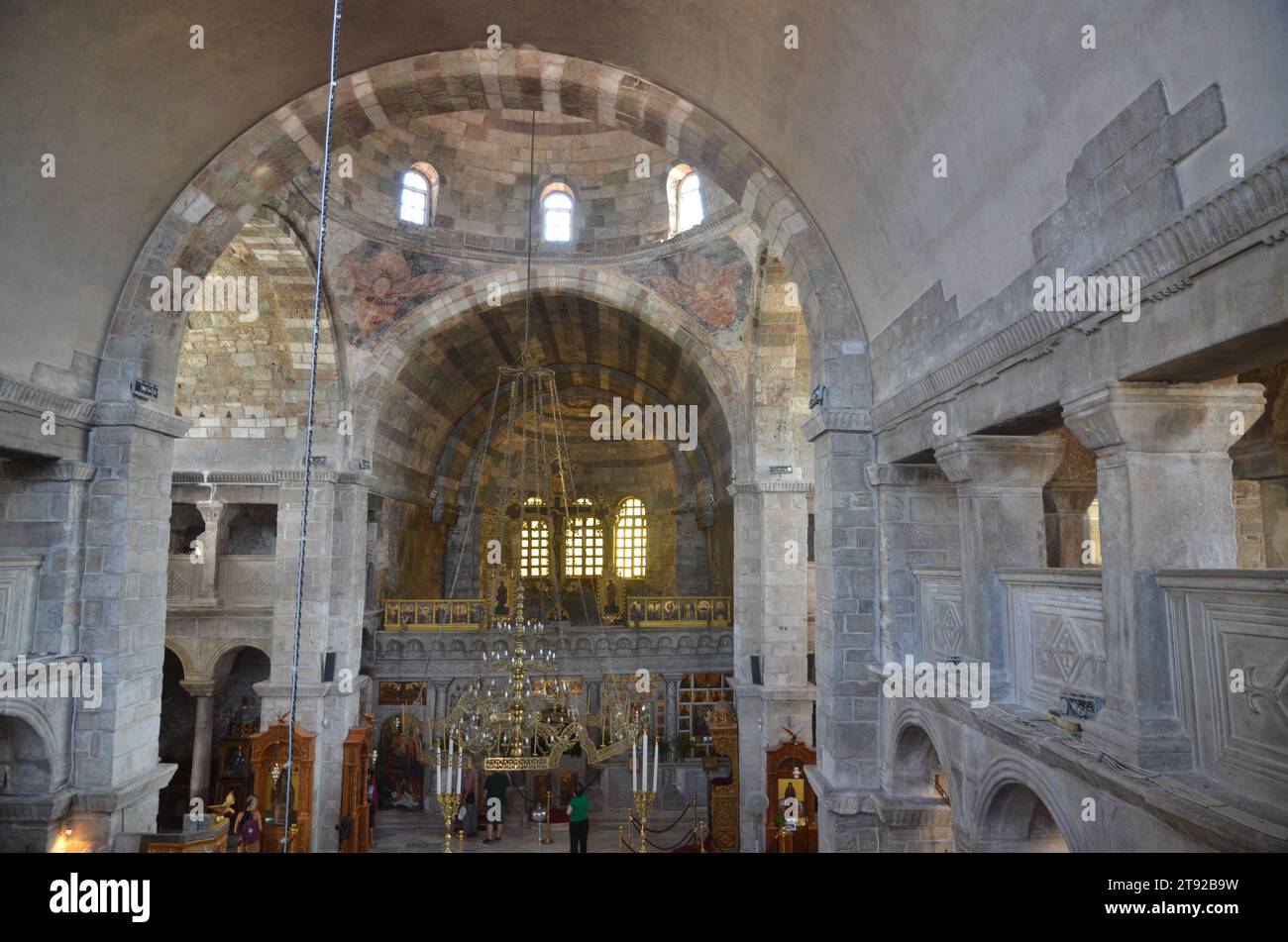 Greece, Aegean, Kyklades, Paros island the famous church of ...