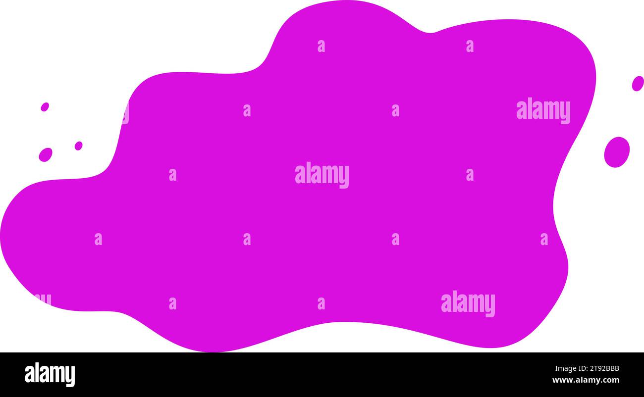 vector hand-drawn neon background for text. Purple spot on white ...