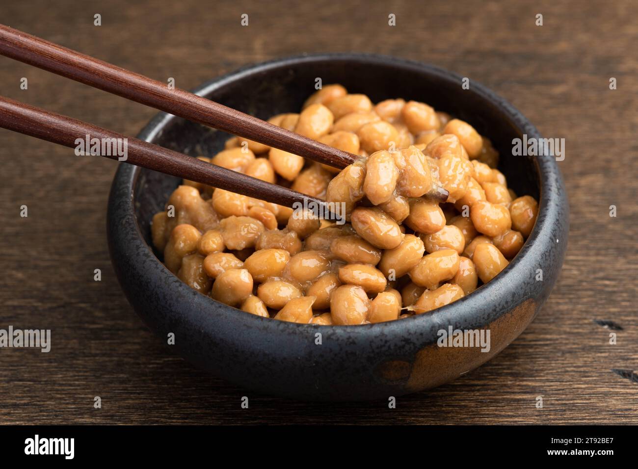 Natto, Japanese fermented soybeans Stock Photo - Alamy