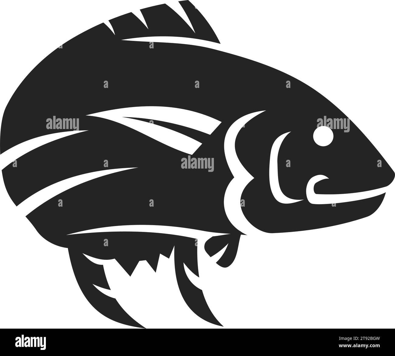 tuna logo template Isolated. Brand Identity. Icon Abstract Vector ...