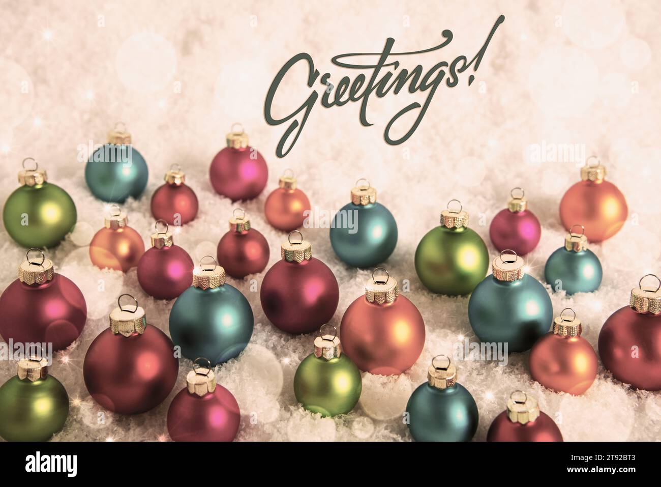 Seasons greetings text in hi-res stock photography and images - Alamy