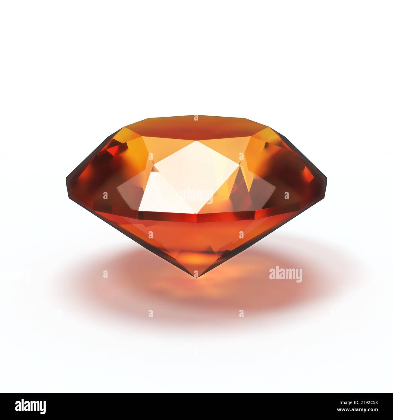 topaz, jewel, yellow gemstone, on white background Stock Photo - Alamy