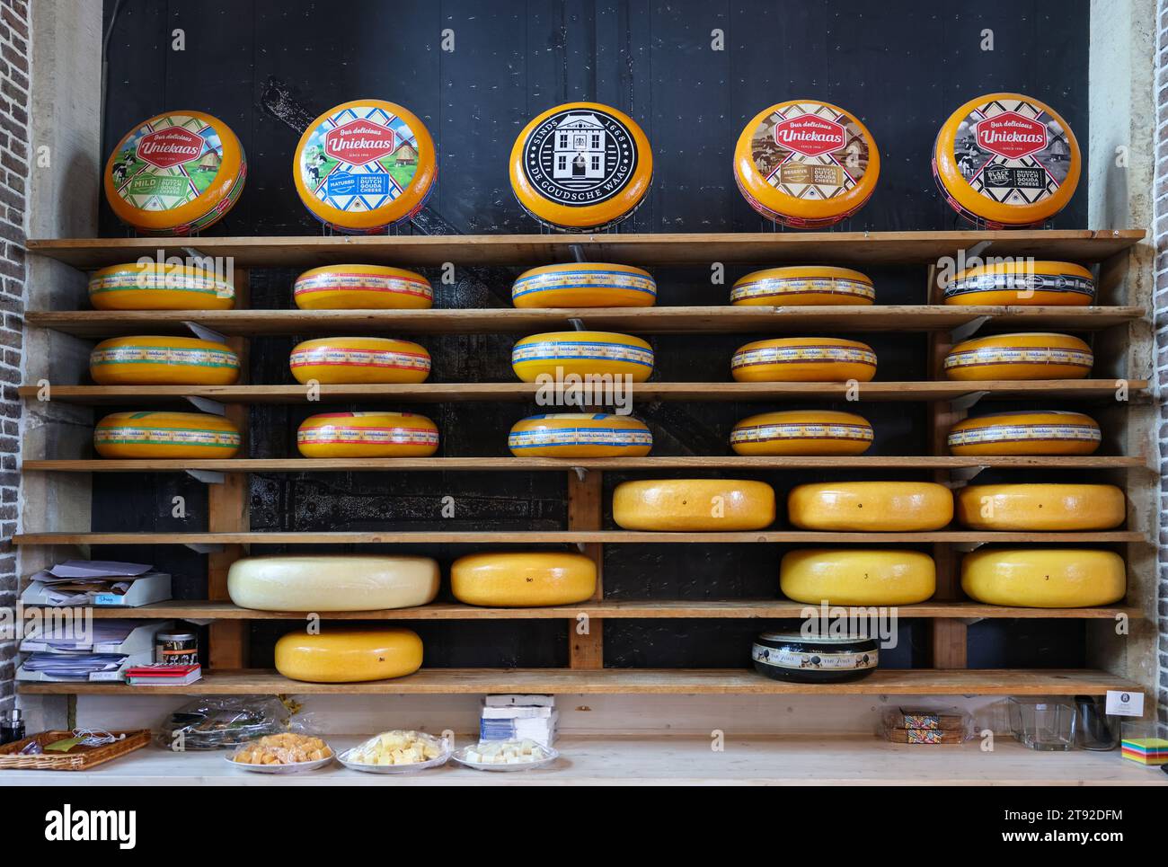 Gouda, the Nehterlands - April 20, 2023: Display of traditional Dutch ...