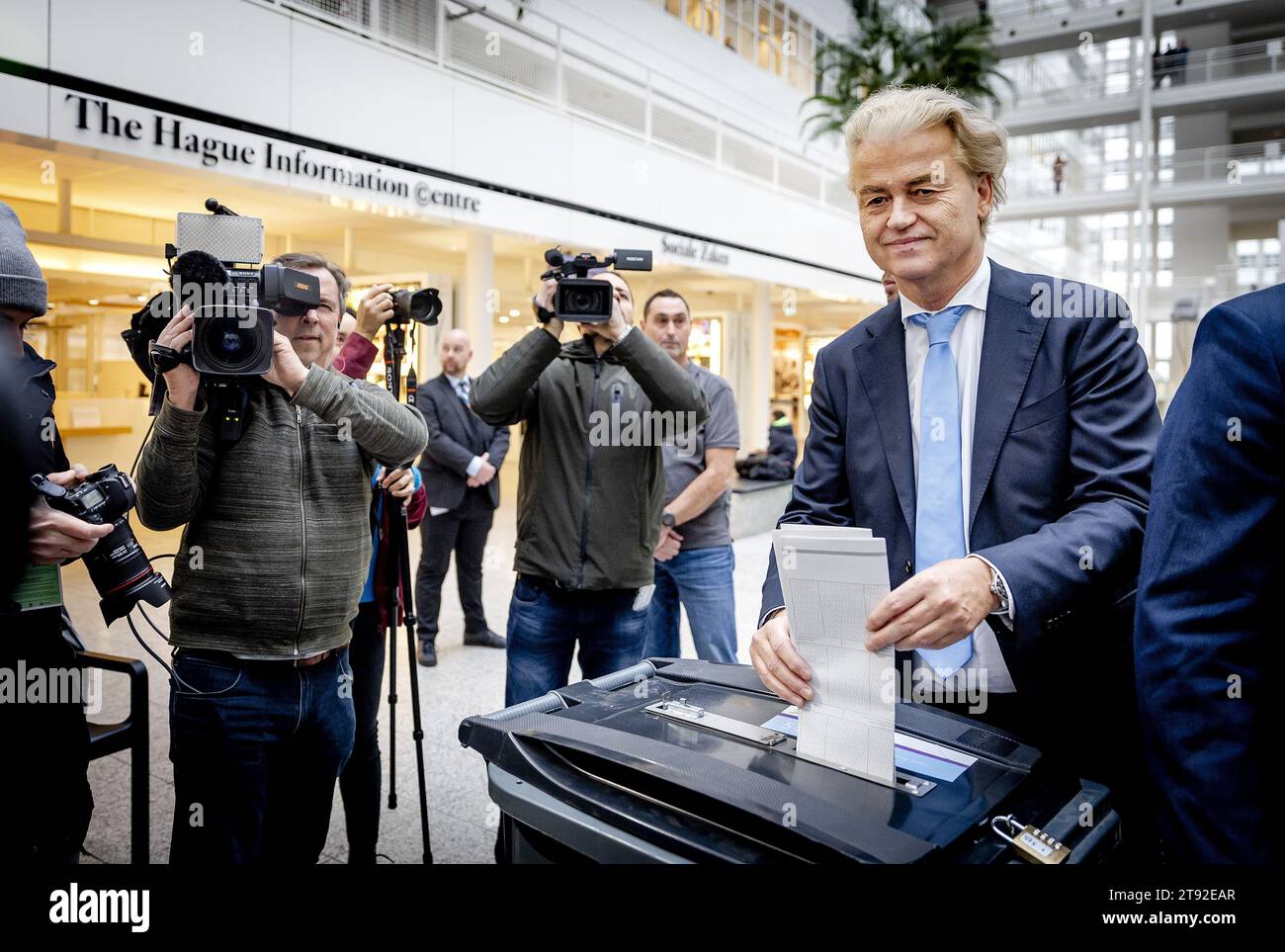 Netherlands. 22nd Nov, 2023. THE HAGUE - Party leader of the Party for ...