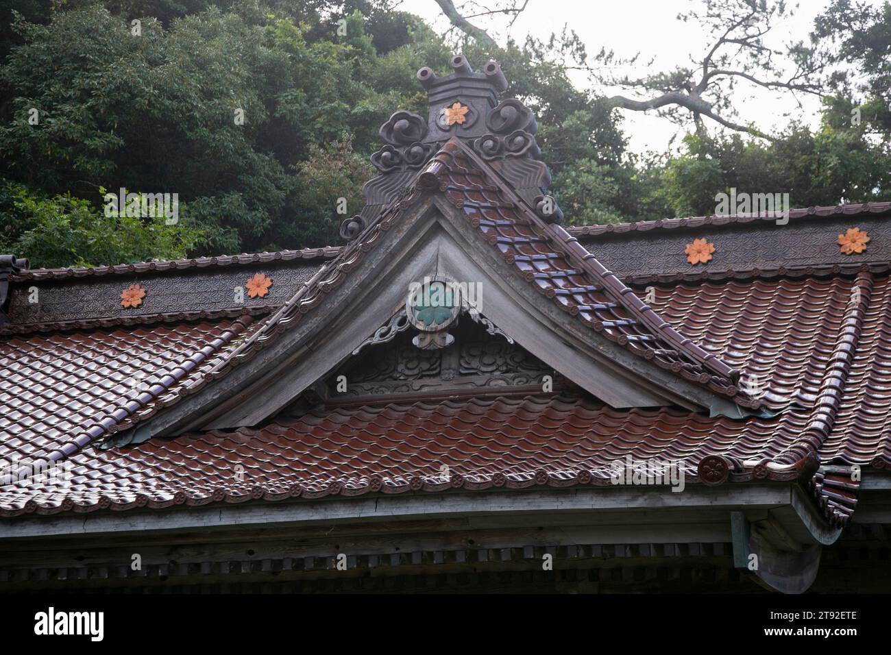 Ogi, Japan 1st October 2023: Temple in the city of Ogi on the island of ...