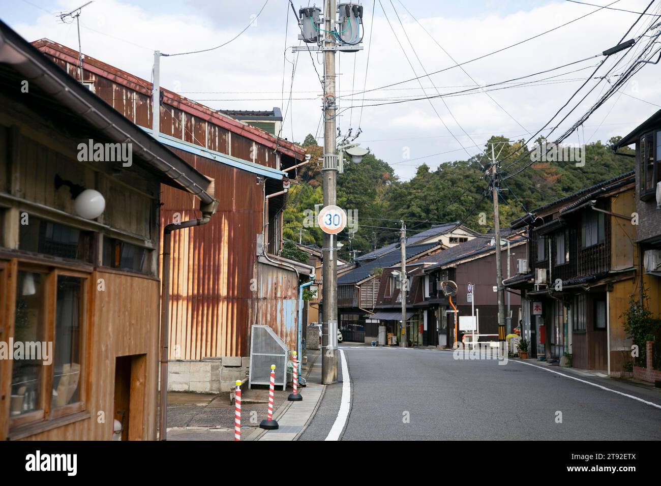 Ogi, Japan 1st October 2023: Views of the port town of Ogi in the south of Sado Island Stock ...