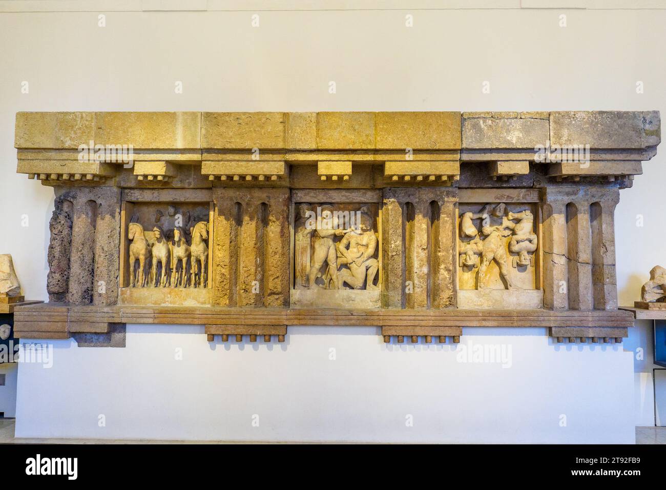 Metopes removed from the Selinunte temples - Antonino Salinas Regional ...