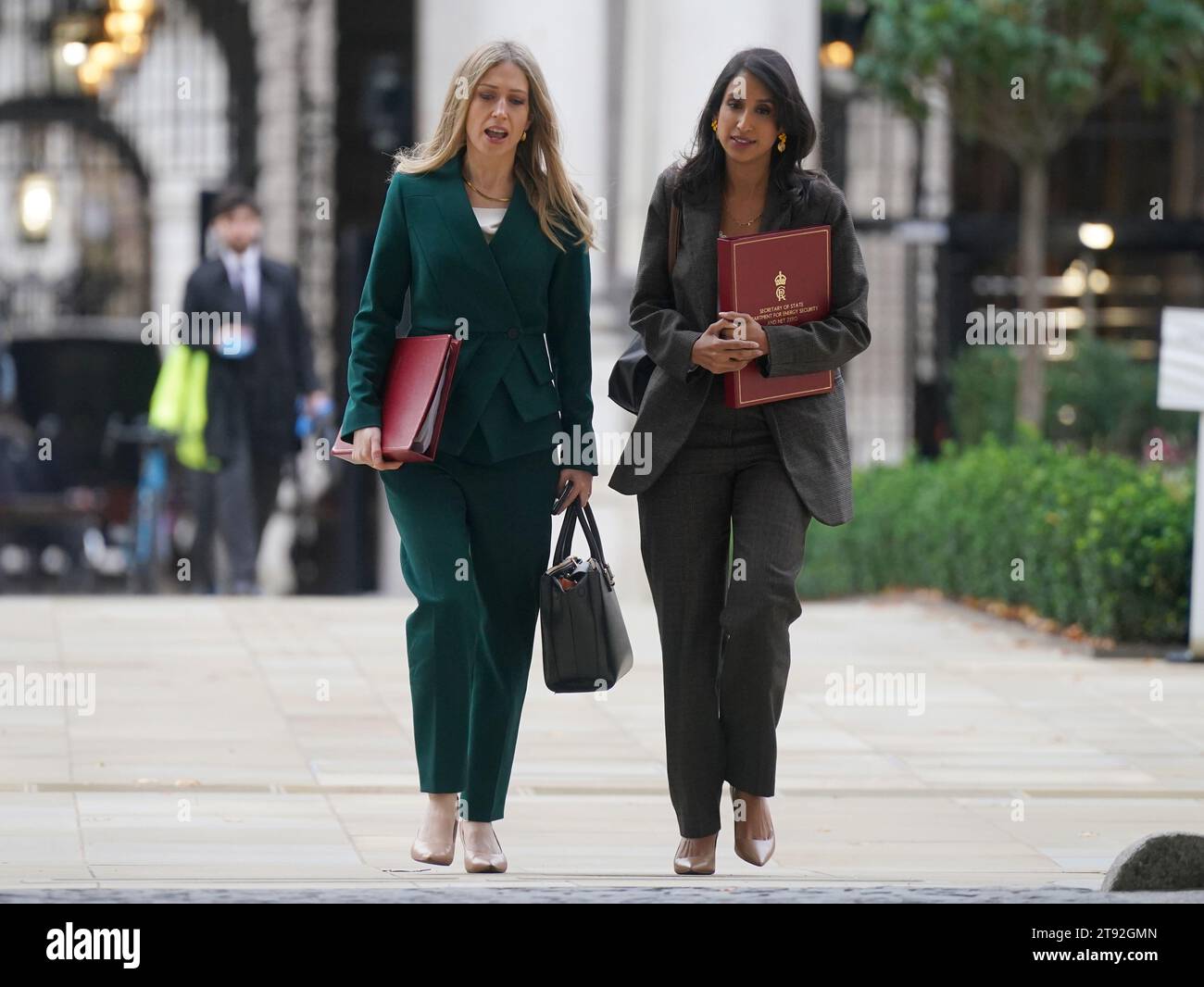 Chief Secretary to the Treasury Laura Trott (left) and Secretary of ...