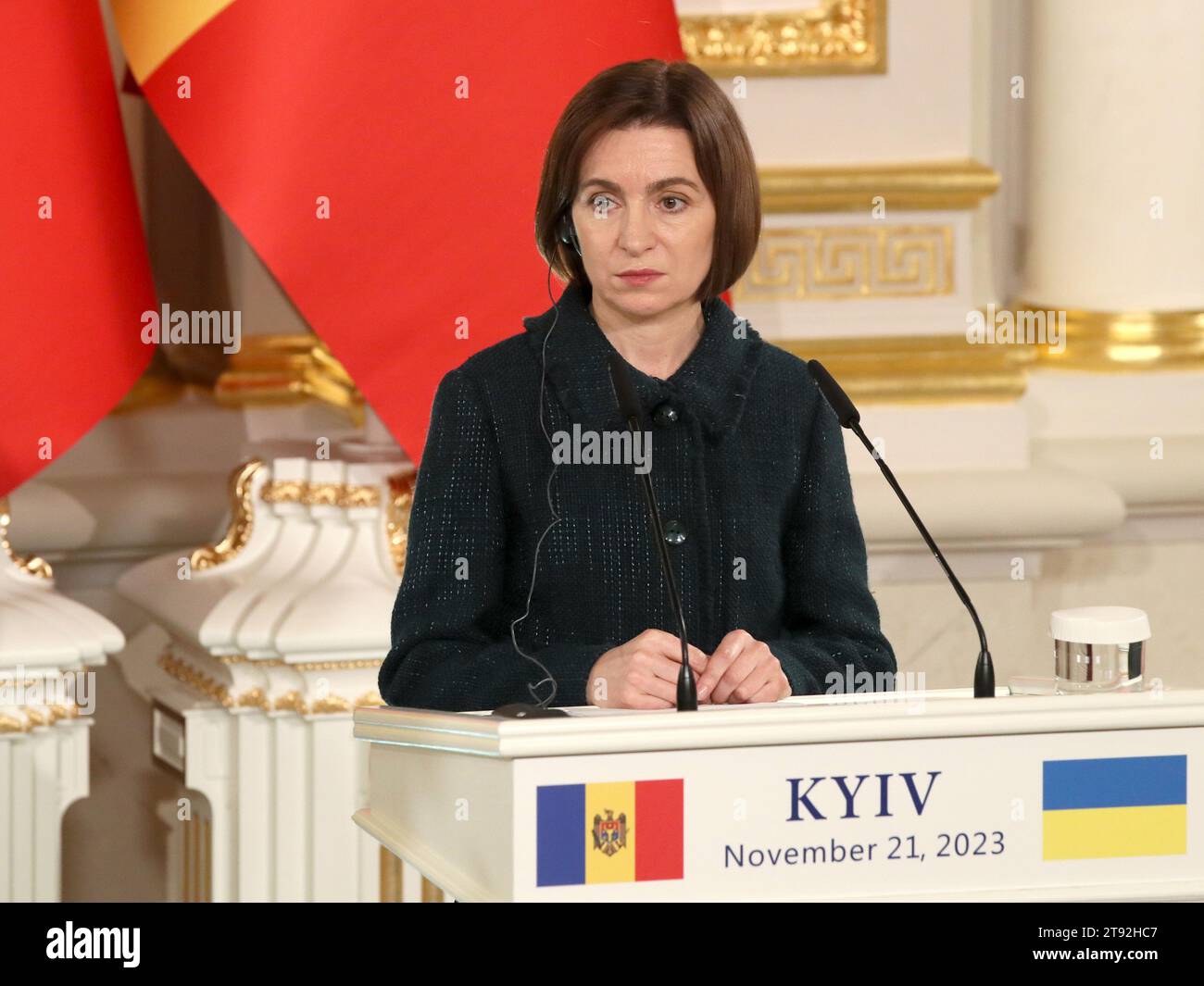 Non Exclusive: KYIV, UKRAINE - NOVEMBER 21, 2023 - President of the ...