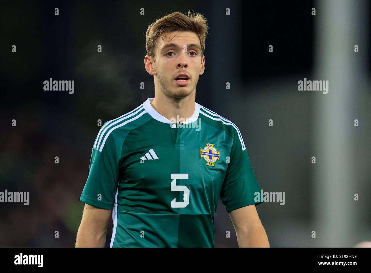 Ruairi McConville #5 of Northern Ireland U21 during the UEFA Euro U21 ...