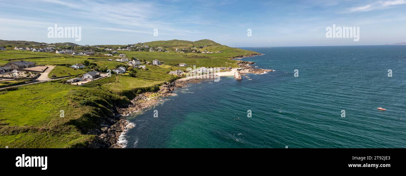 Aerial view of Portnoo in County Donegal, Ireland Stock Photo - Alamy
