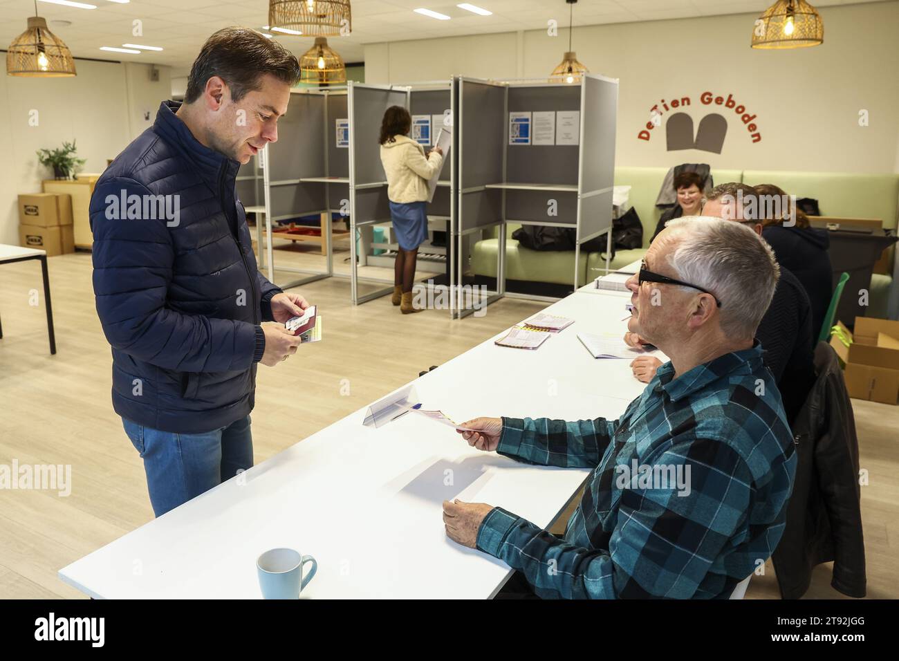 Netherlands. 22nd Nov, 2023. ELSPEET - Political Reformed Party (SGP ...