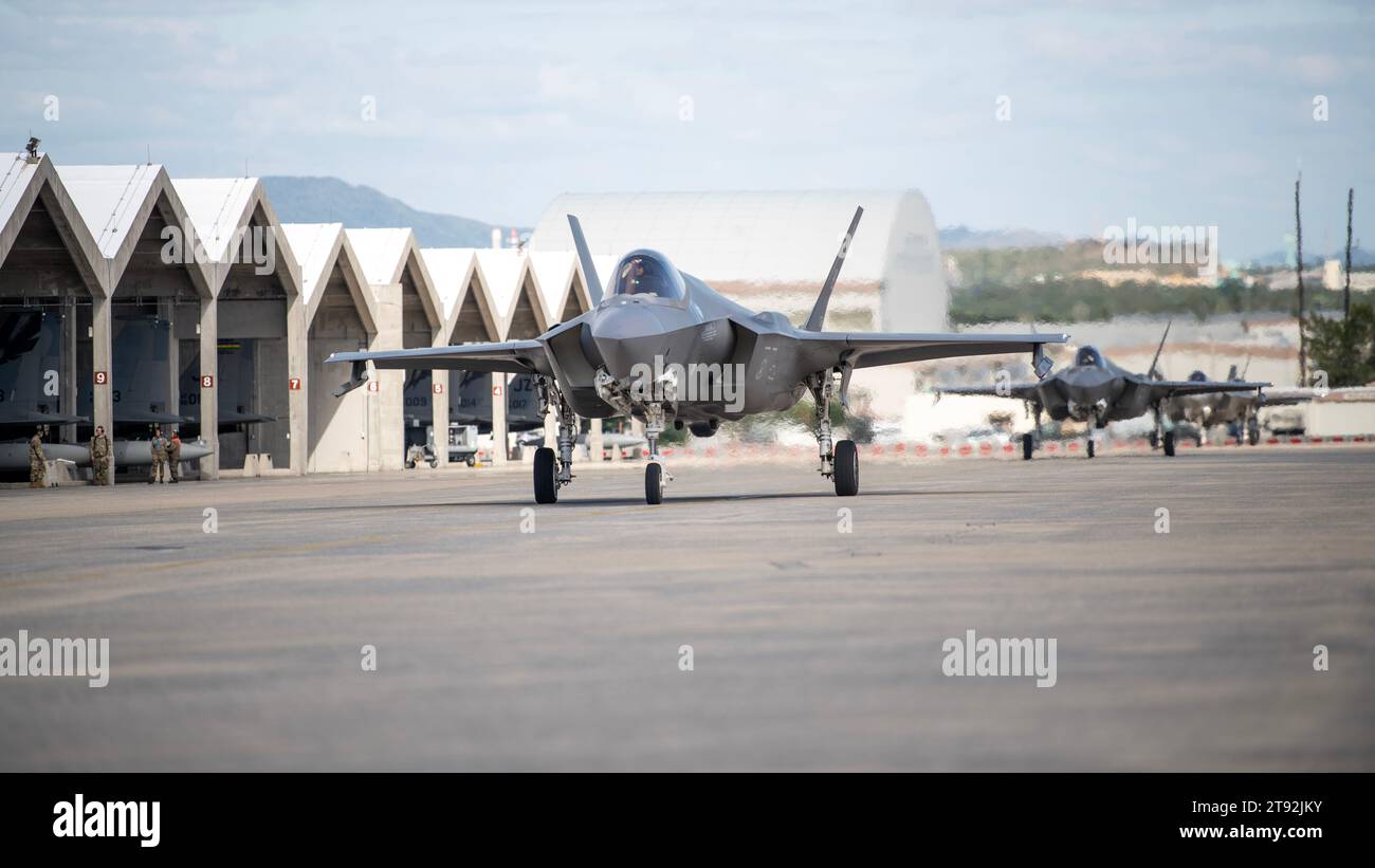 F-35A Lightning II aircraft assigned Hill Air Force Base, Utah, arrive ...